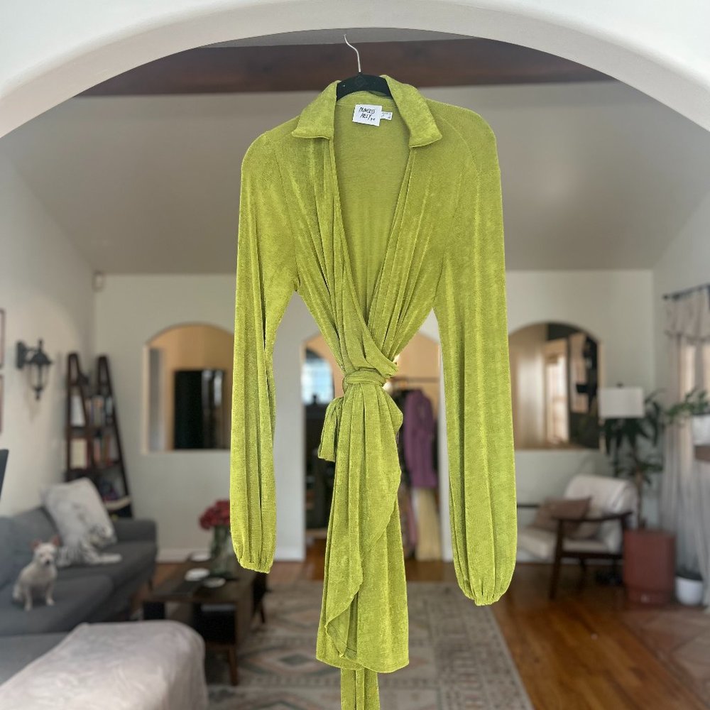 Princess Polly - Green Wrap Dress - Gem